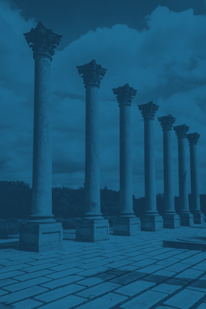 Columns from the old capitol building at the National Arboretum - ALL ...
